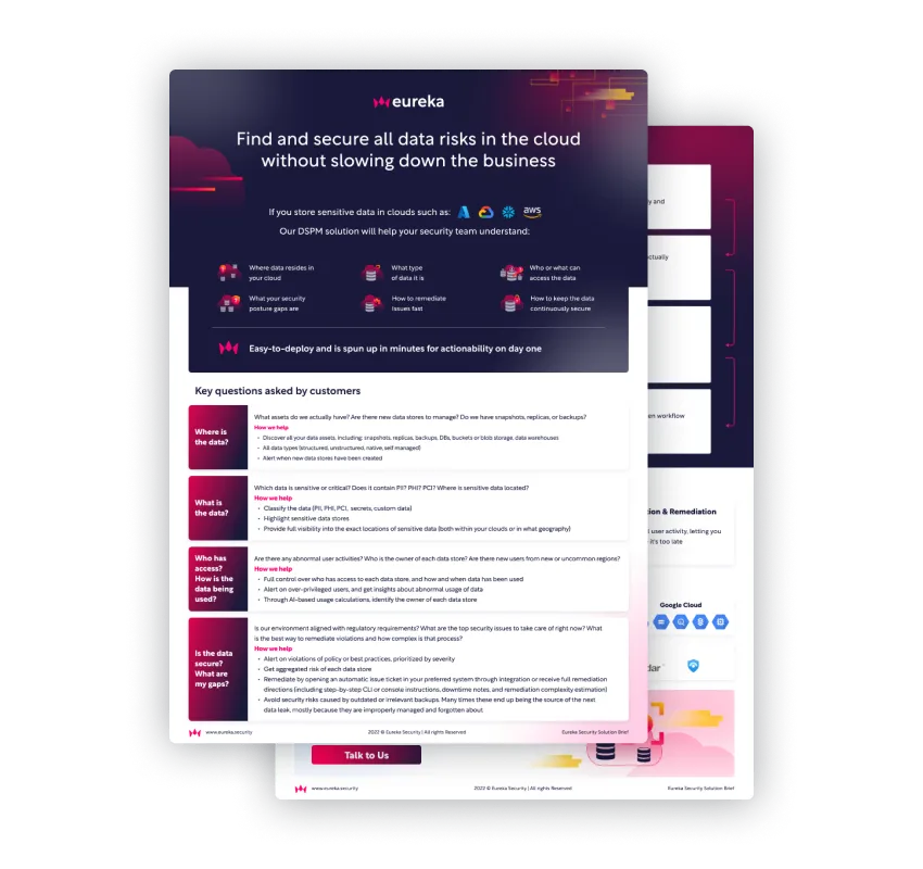 New 2023 Omdia Report: Eureka Security Delivers Comprehensive DSPM Solution | Eureka Security ...
